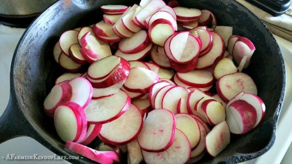 Fried Radishes: The Best Way To Eat 'Em - A Farmish Kind of Life