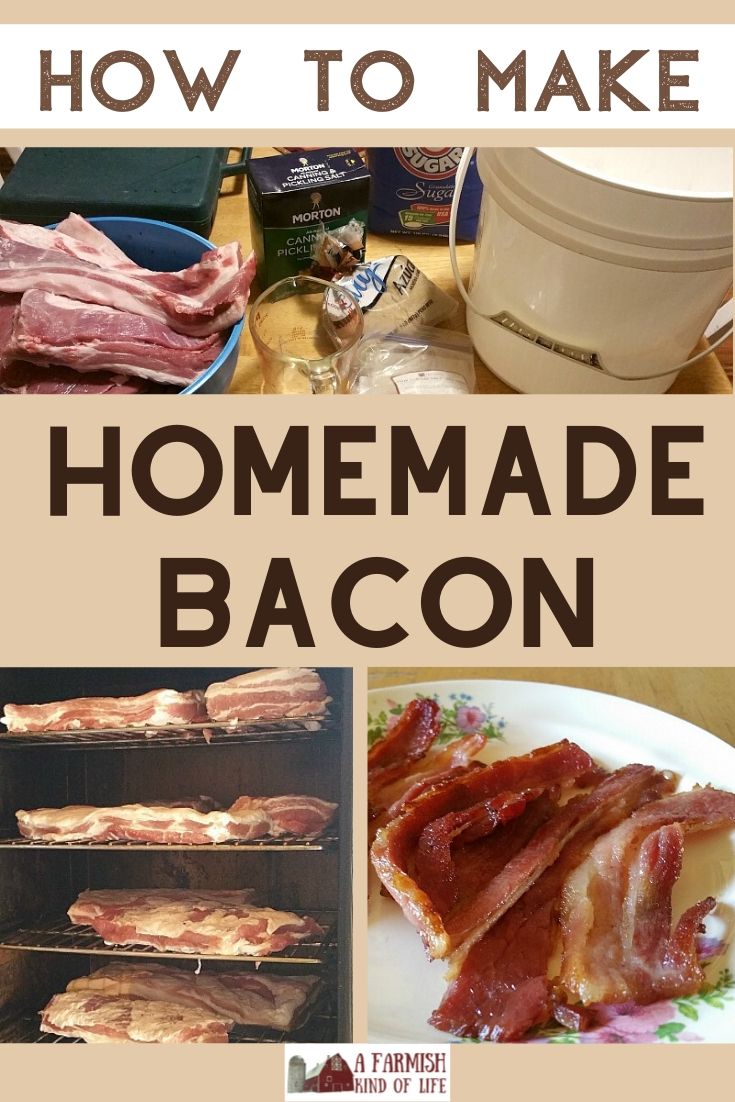 How to make homemade bacon - A Farmish Kind of Life