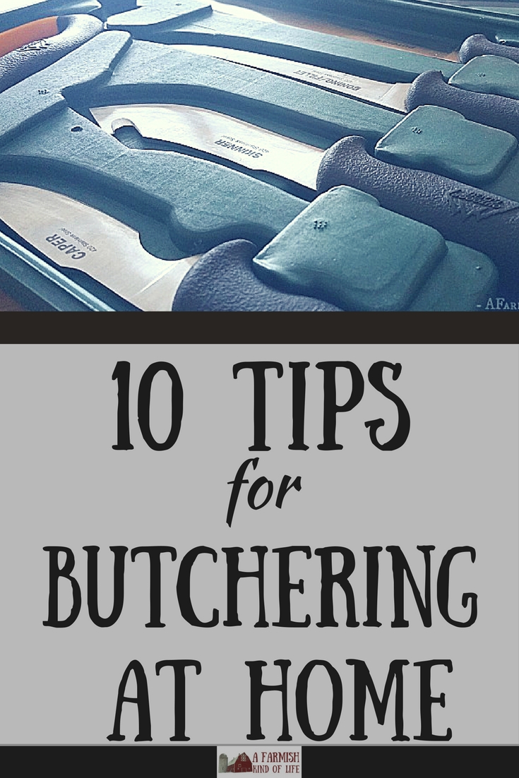 10 Tips for Butchering at Home - A Farmish Kind of Life