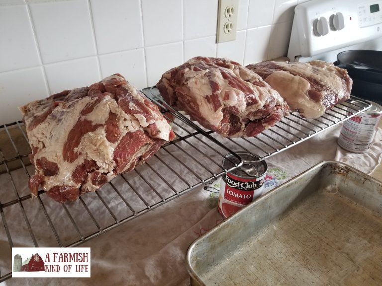 Home cured ham: how to brine a ham - A Farmish Kind of Life