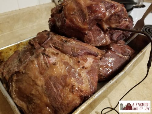 Home cured ham: how to brine a ham - A Farmish Kind of Life