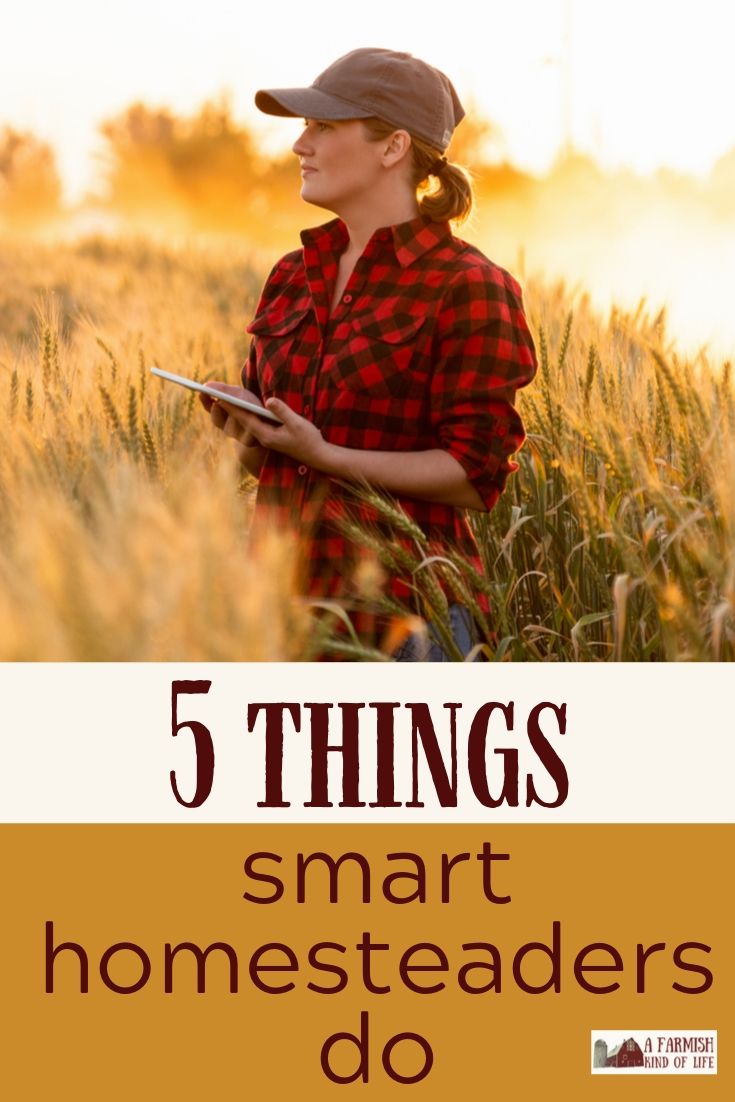 5 Things Smart Homesteaders Do - A Farmish Kind of Life