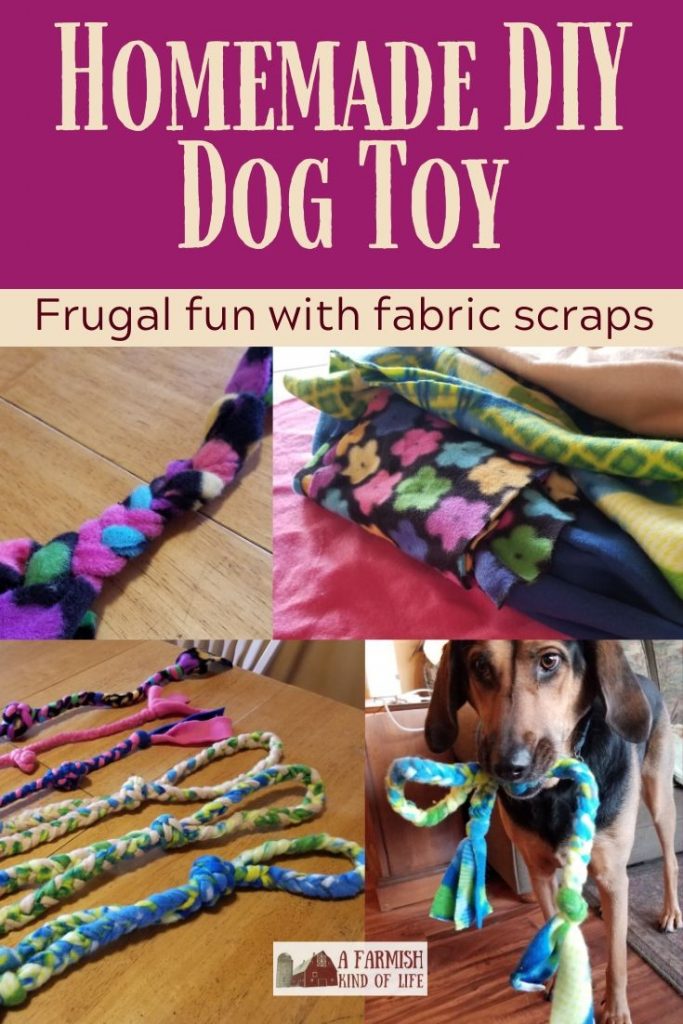 Homemade DIY Dog Toy: Frugal Fun - A Farmish Kind of Life