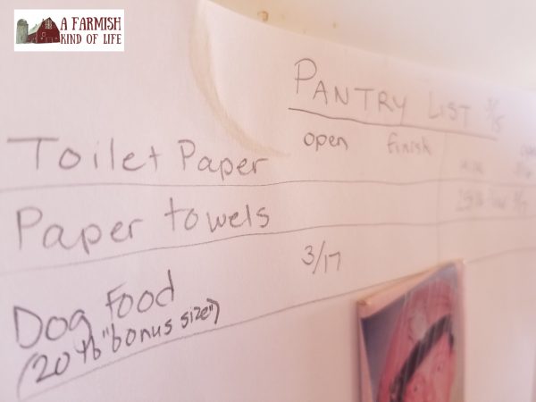 82: Keeping a Pantry Journal Helps you Prepare for Emergencies - A ...