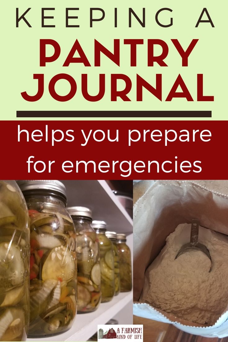 82: Keeping a Pantry Journal Helps you Prepare for Emergencies - A ...