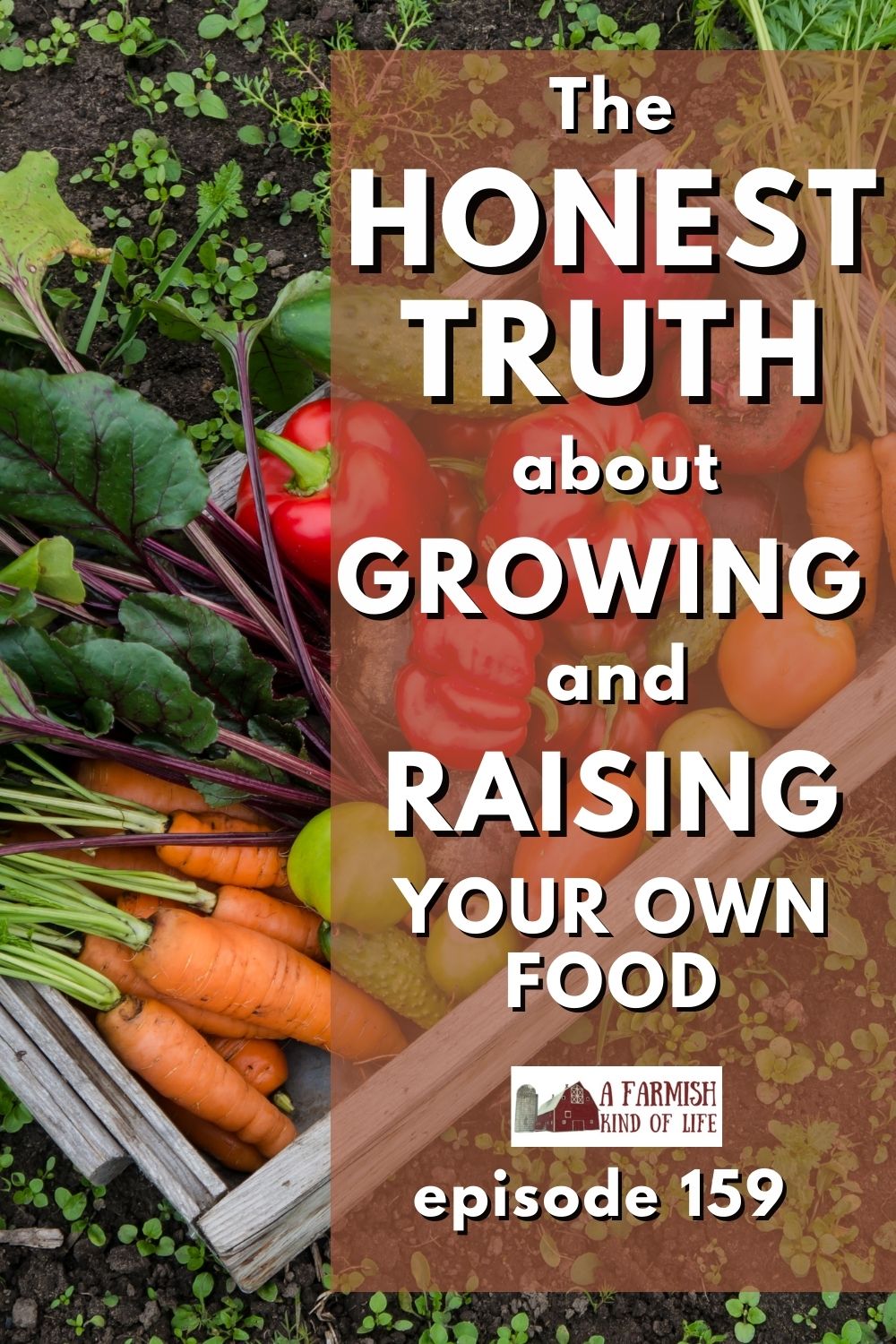 159: The Truth about Growing Your Own Food - A Farmish Kind of Life